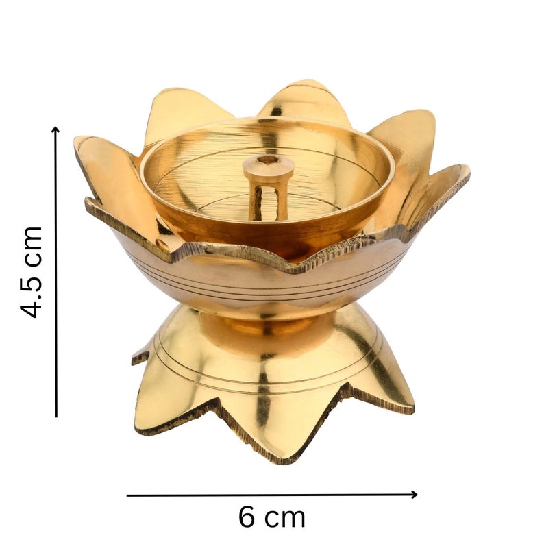 Shreeyaash Brass Diwali Diya Lamp Pooja Diwali Decoration Items Flower ...