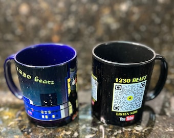 Qr Code Coffee Mug - Etsy