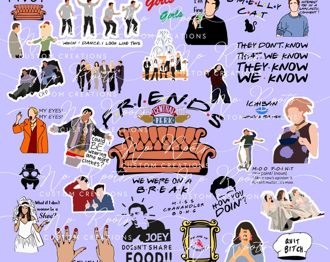 Friends, Friends PNG, Vintage Tv, Nostalgia, Ross, Rachel, Phoebe ...