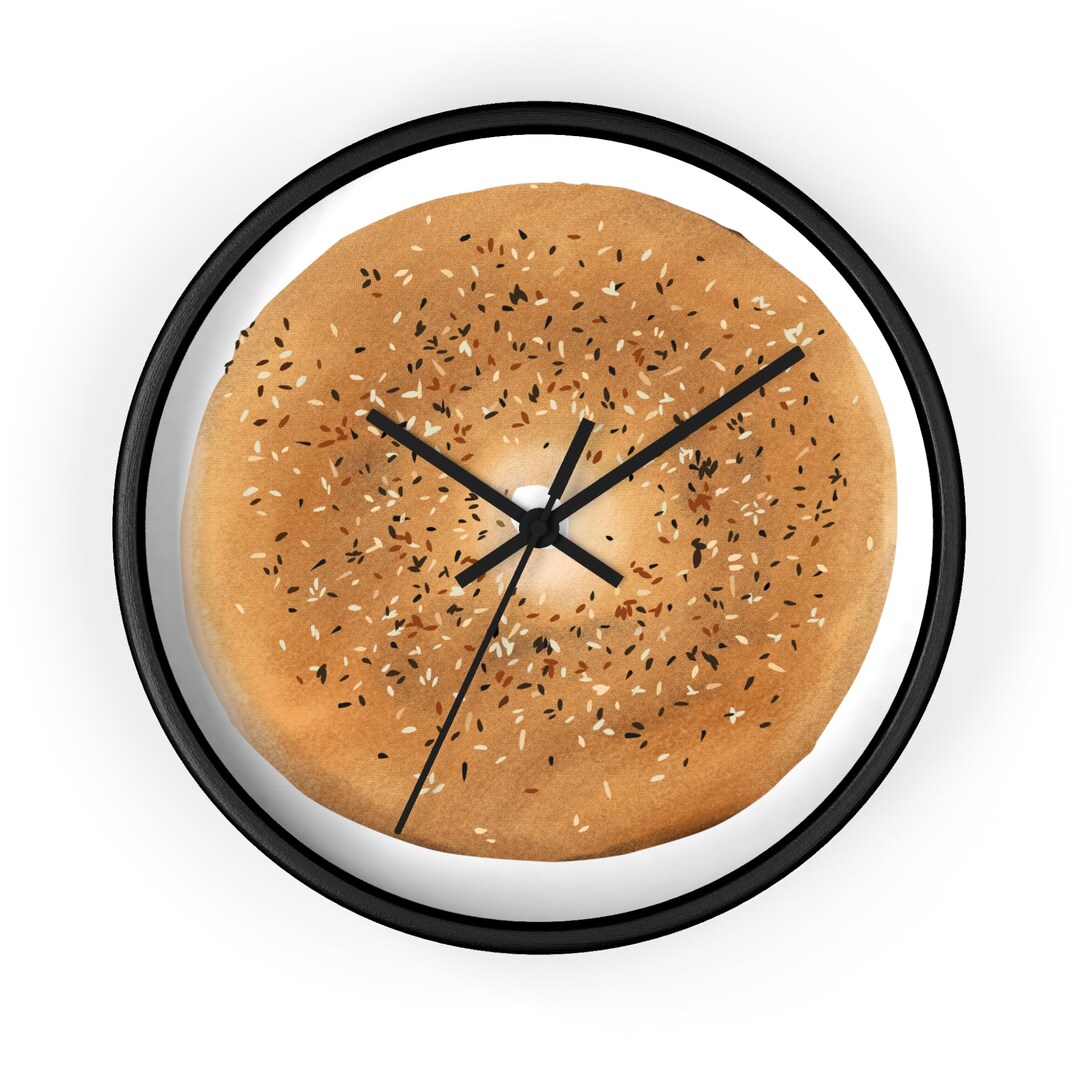 Bagel Wall Clock - Etsy
