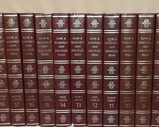 Funk & Wagnalls 1972 Encyclopedia Complete Set,volume 1-25 — Free ...