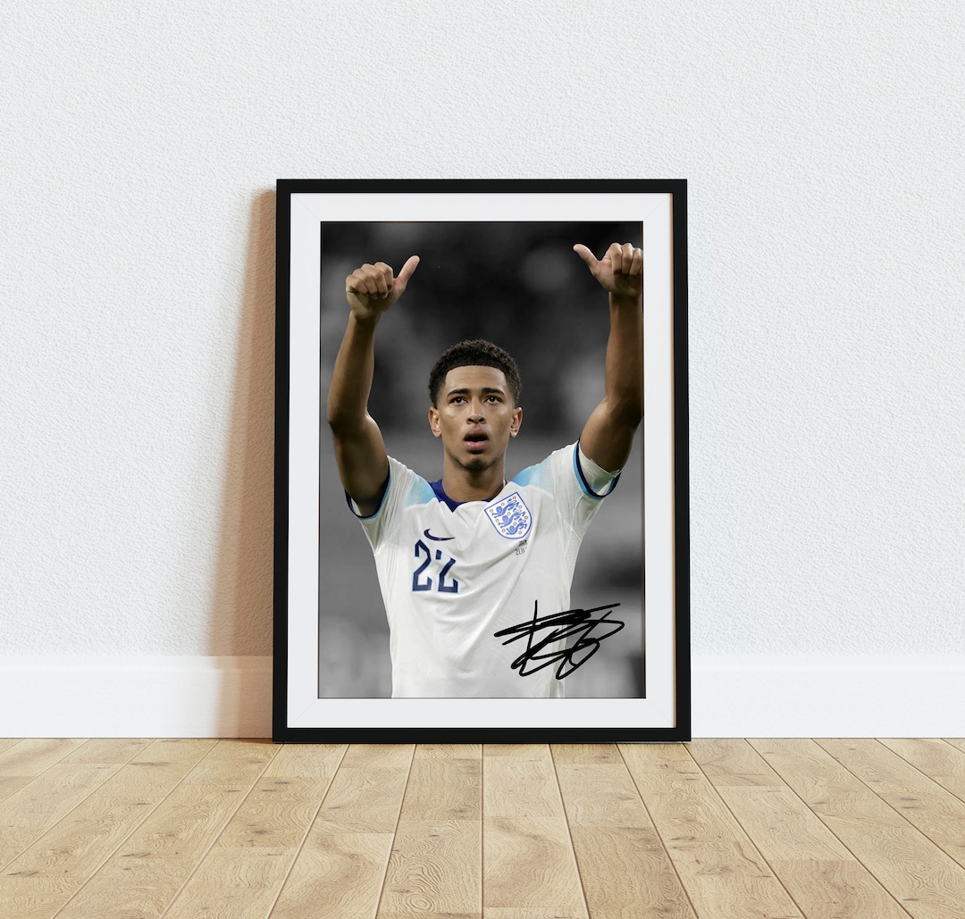 JUDE BELLINGHAM England Autograph Signed Poster Print - Etsy