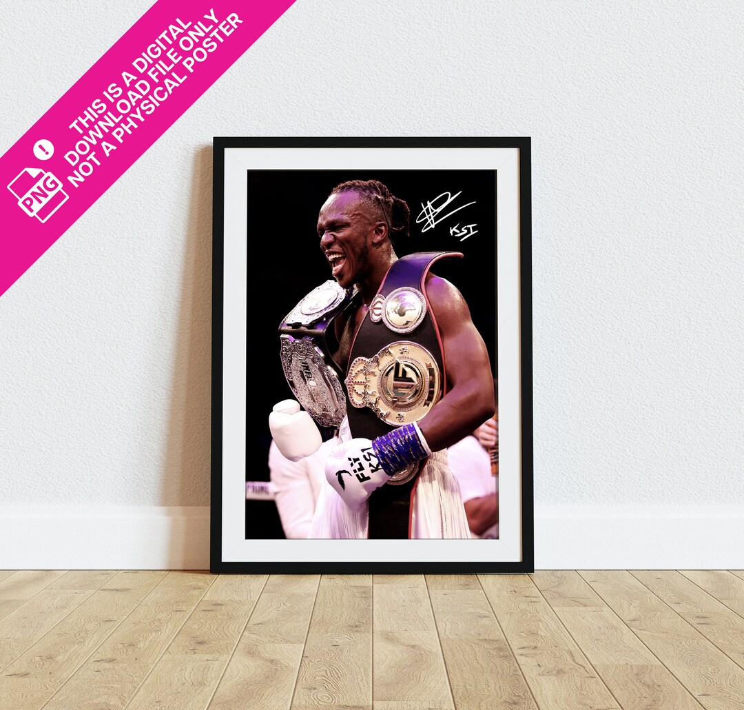 KSI the Nightmare Boxing Autograph Signed Poster - Etsy