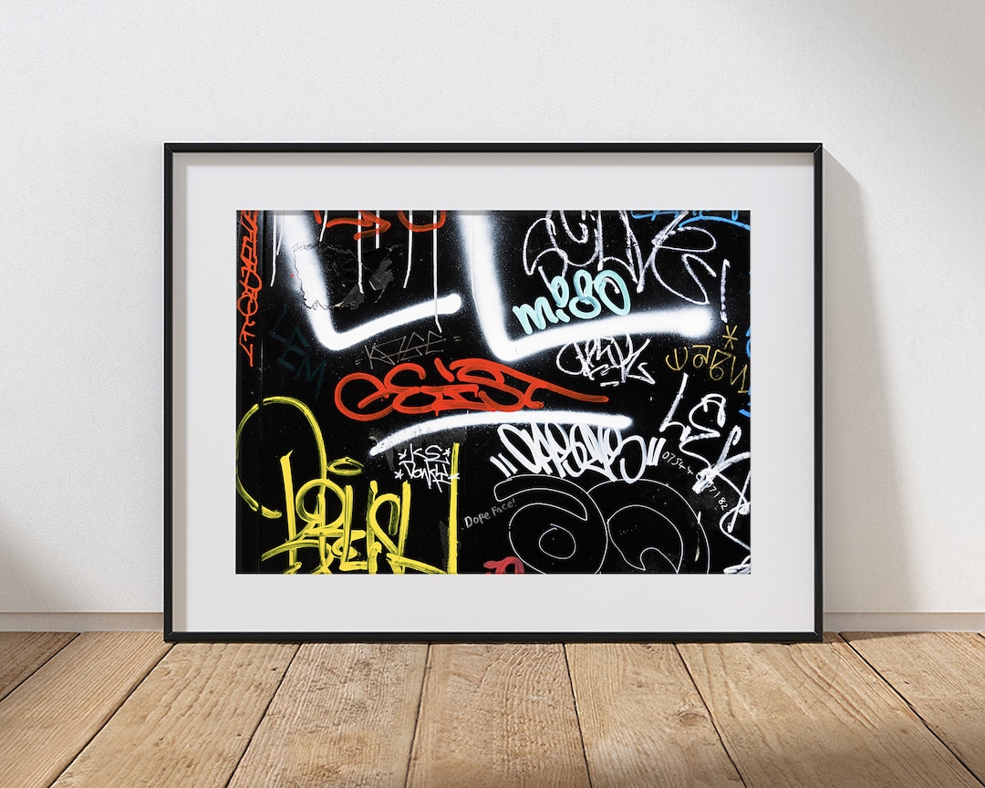 AMSTERDAM Graffiti Street Art Poster Print - Etsy
