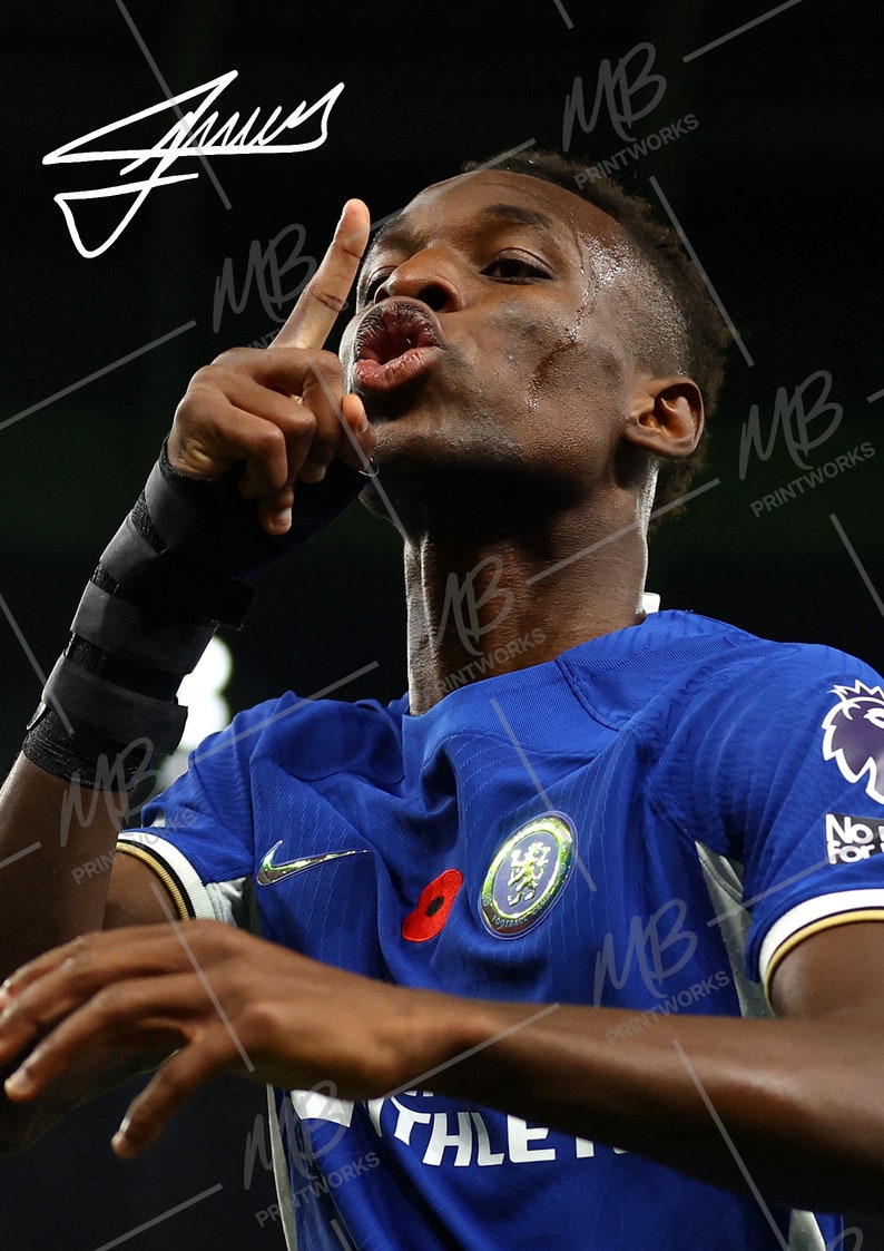 NICOLAS JACKSON Chelsea Autograph Signed Poster Print - Etsy