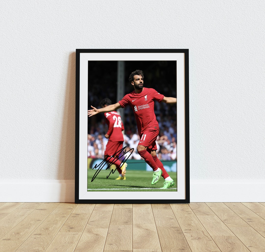 MOHAMED SALAH Liverpool A3 Autograph Signed Poster pre - Etsy