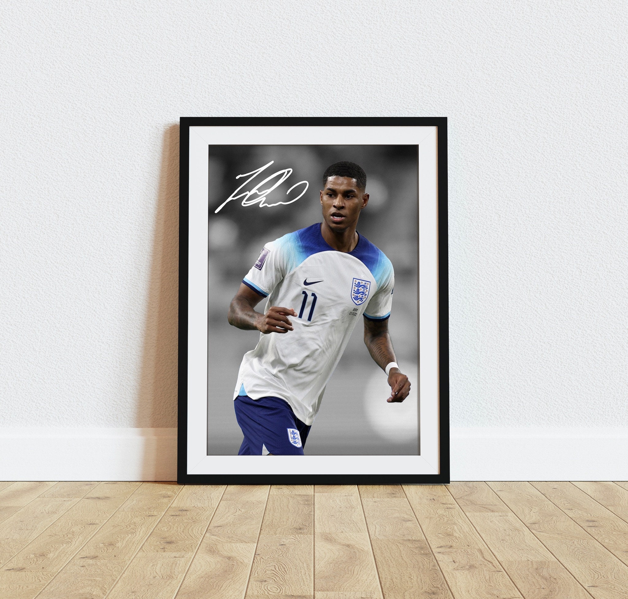 MARCUS RASHFORD England Autograph Signed Poster Print - Etsy