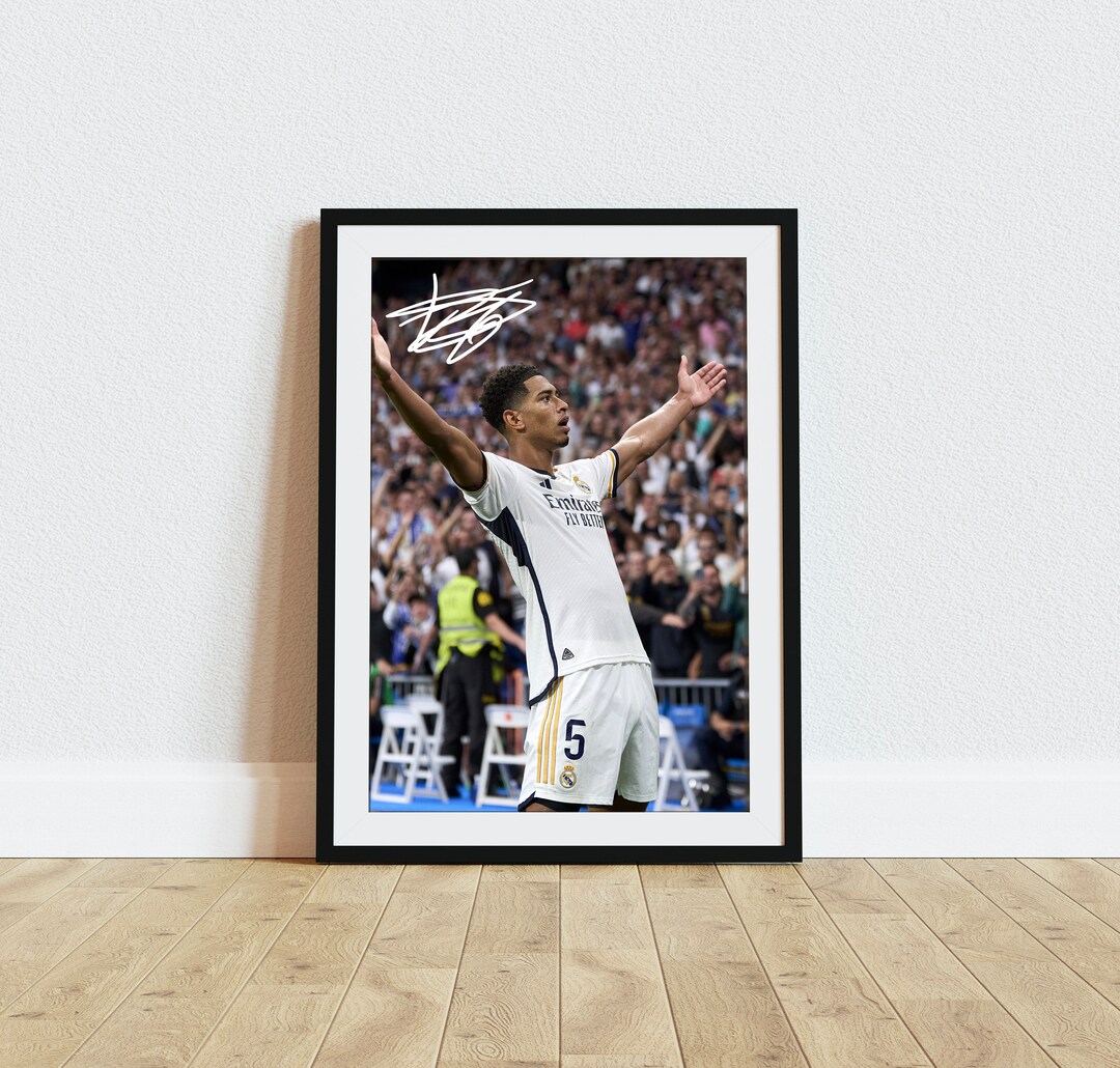 JUDE BELLINGHAM Real Madrid A3 Autograph Signed Poster pre Print ...