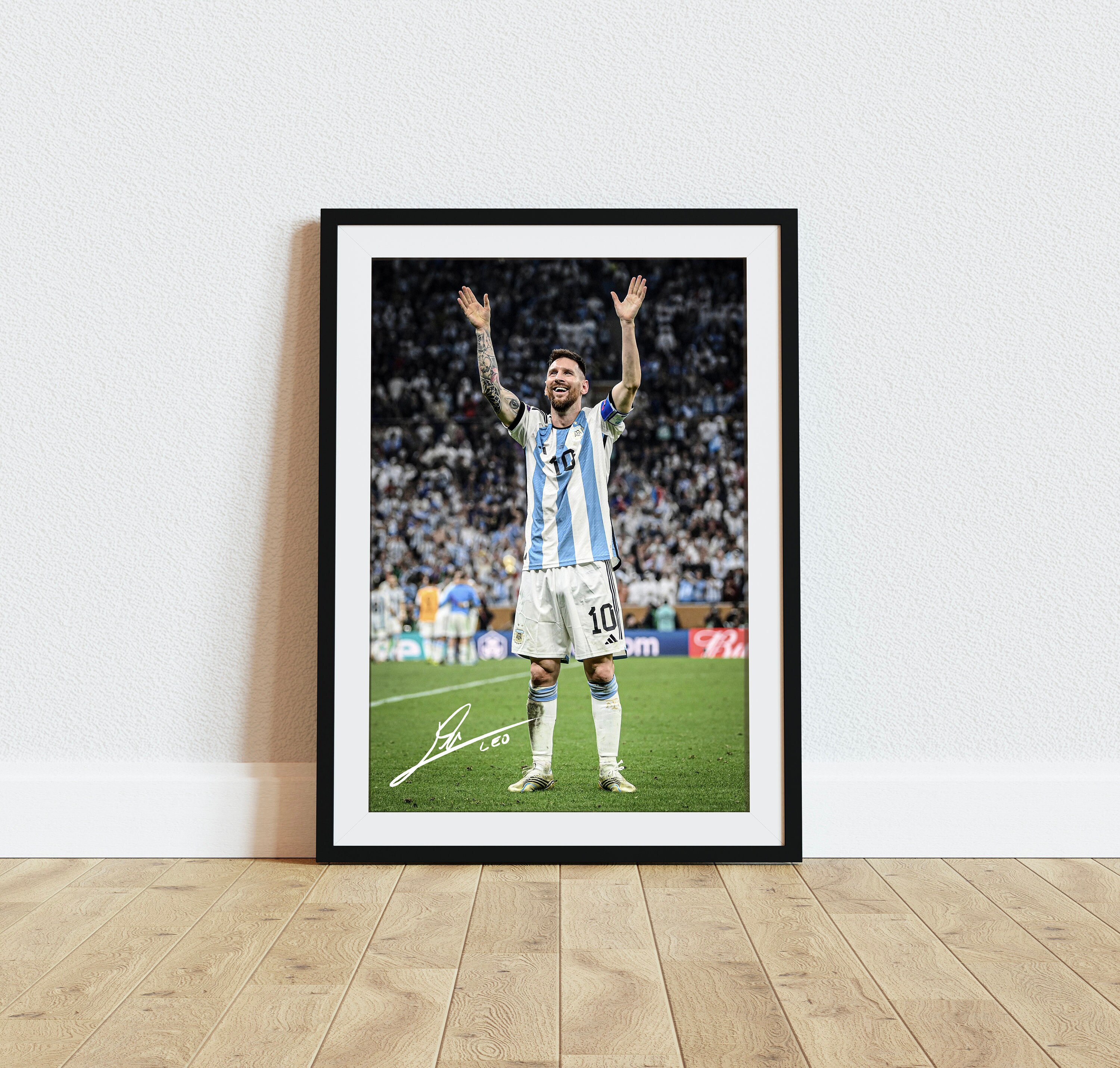LIONEL MESSI - Argentina Autograph Signed Poster Print (Digital ...