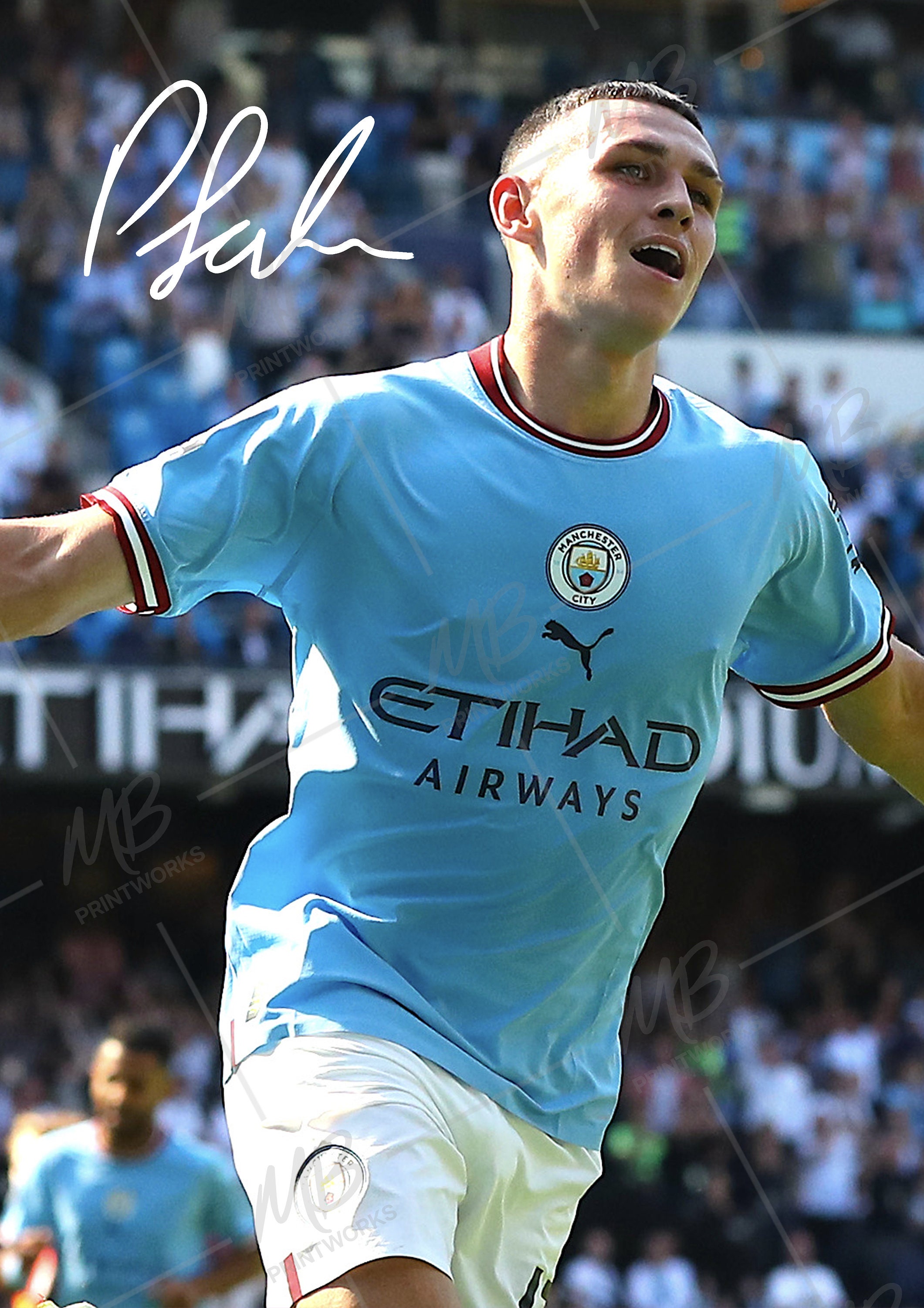 PHIL FODEN Man City A3 Autograph Signed Poster pre Print Signature - Etsy