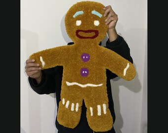 Gingerbread Man Rug - Etsy
