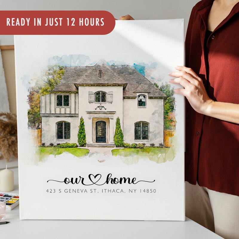 Custom House Drawing - Etsy