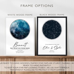 Custom Star Map by Date, Custom Star Map, Anniversary Gift ...
