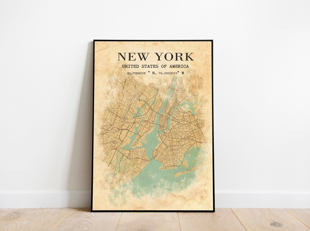Personalized City Map, Travel Map, Any Location Worldwide, Custom City ...
