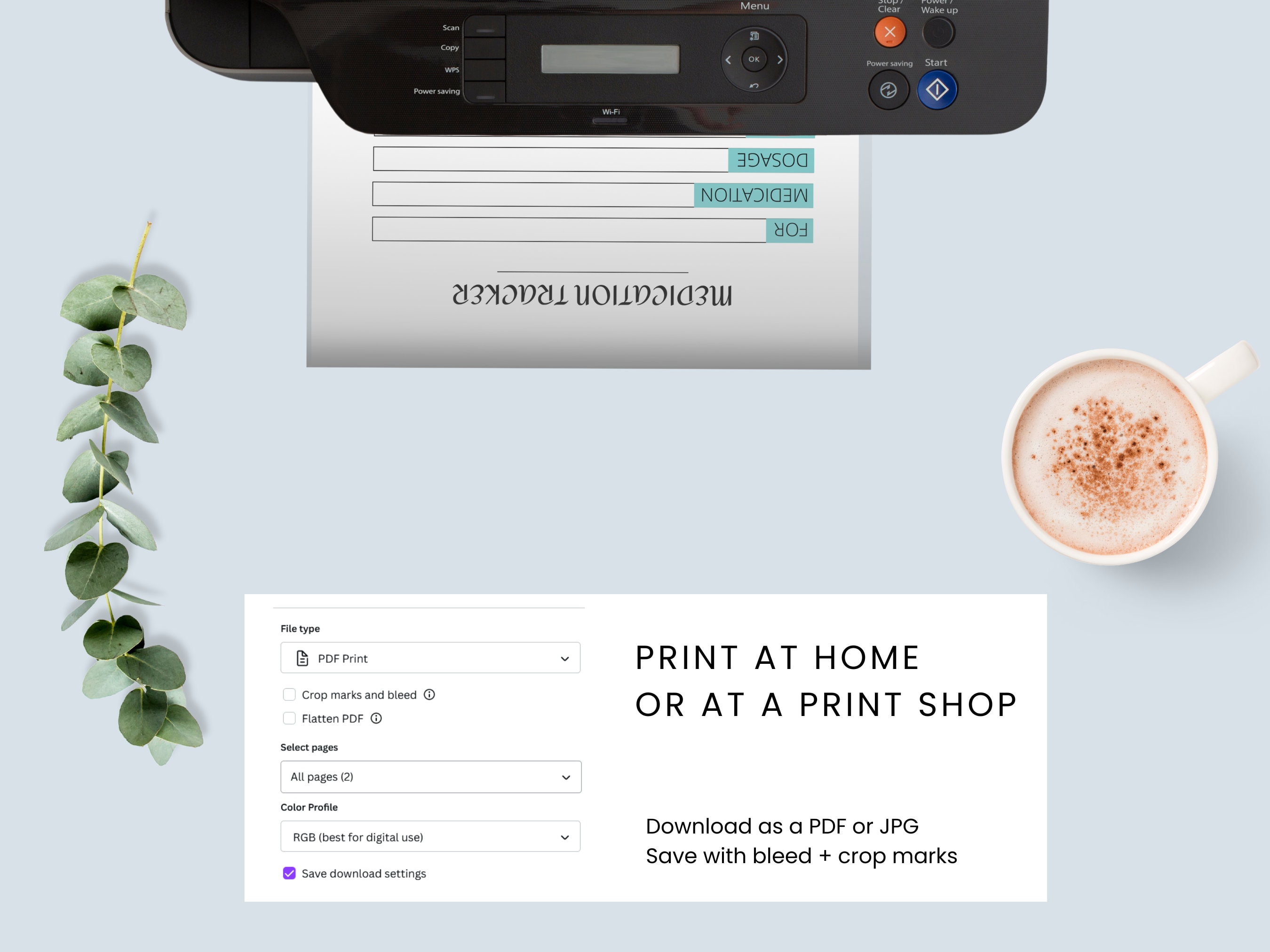 Wellness Tracker, Wellness Template, Wellness Planner, Wellness Journal ...