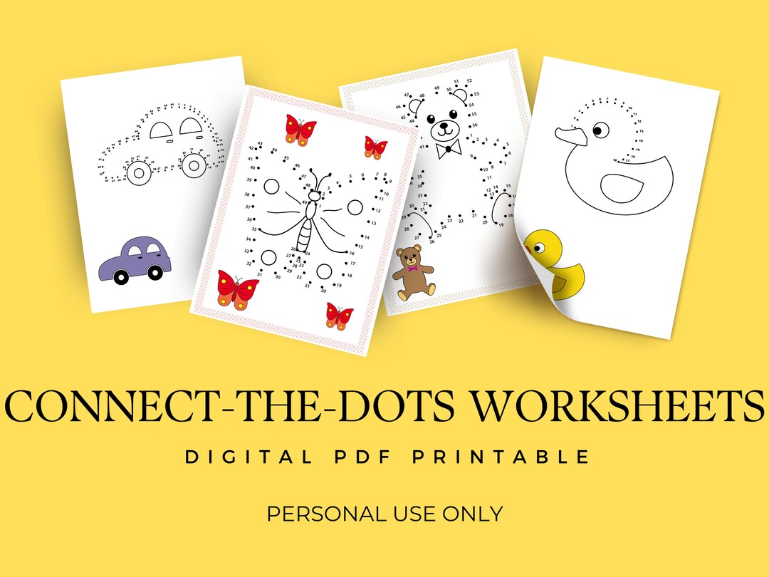 Children's Connect the Dots Activity Pack, Learning and School ...