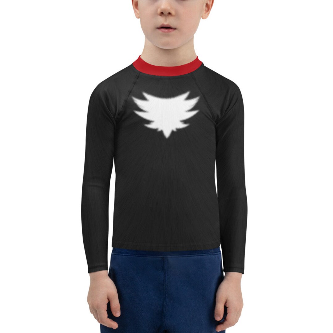 Kids Shadow the Hedgehog Rash Guard Fitted Long Sleeve - Etsy