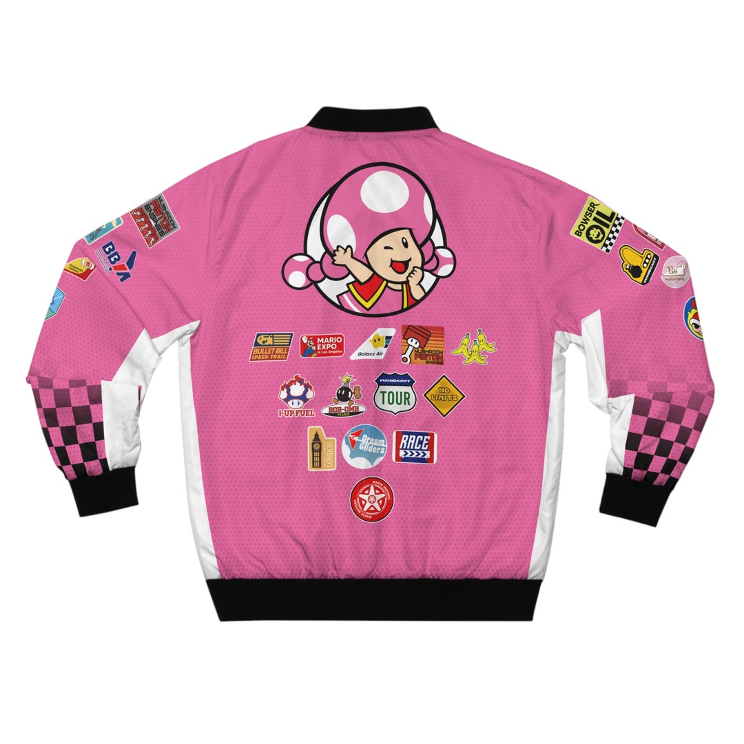 Toadette Super Mario Bros Men's Bomber Jacket - Etsy