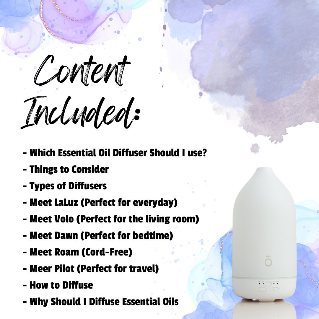 Essential Oil Templates Doterra Diffuser Essential Oil - Etsy