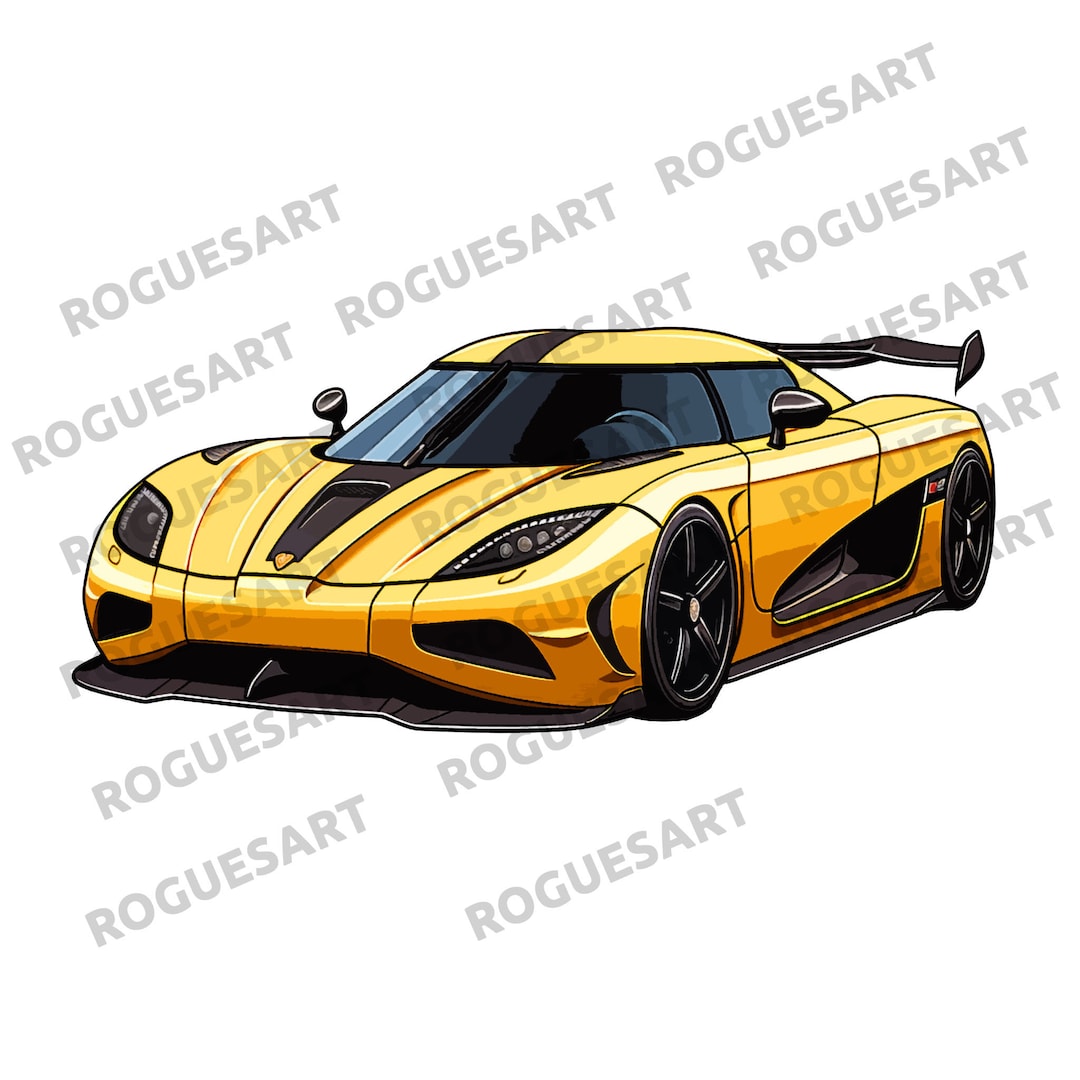 Koenigsegg Clipart PNG, SVG, Digital Download, Printable, Sublimation ...