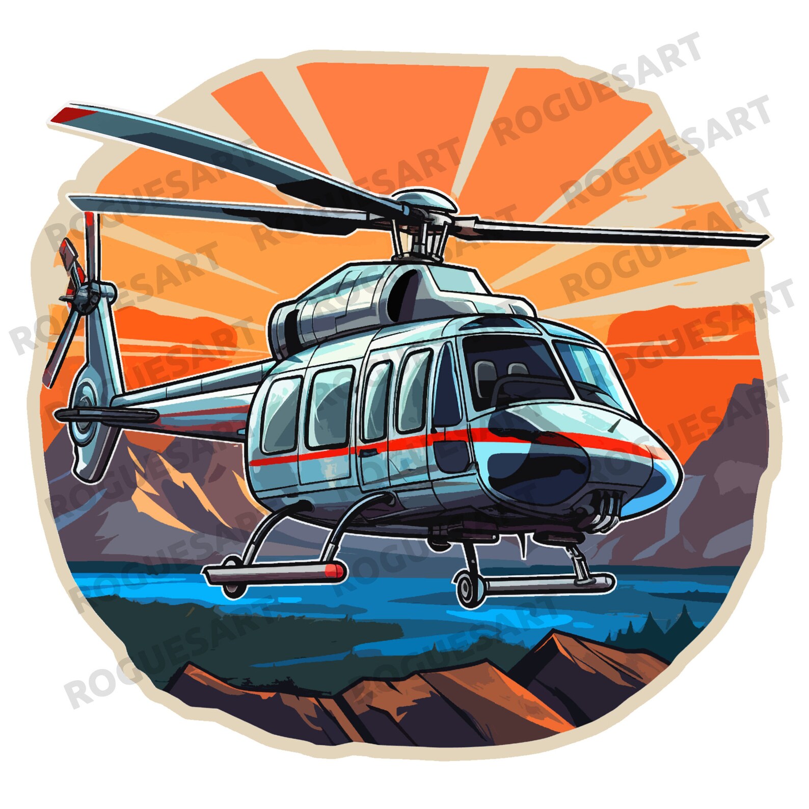 Helicopter PNG, Sticker, Clipart, Digital Download, Printable ...