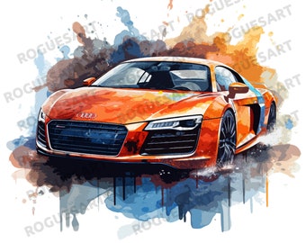 Porsche Clipart PNG, SVG, Digital Download, Printable, Sublimation, Transparent - Etsy