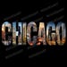 Chicago PNG Word Art, JPG, Digital Download, City Skyline Letters ...
