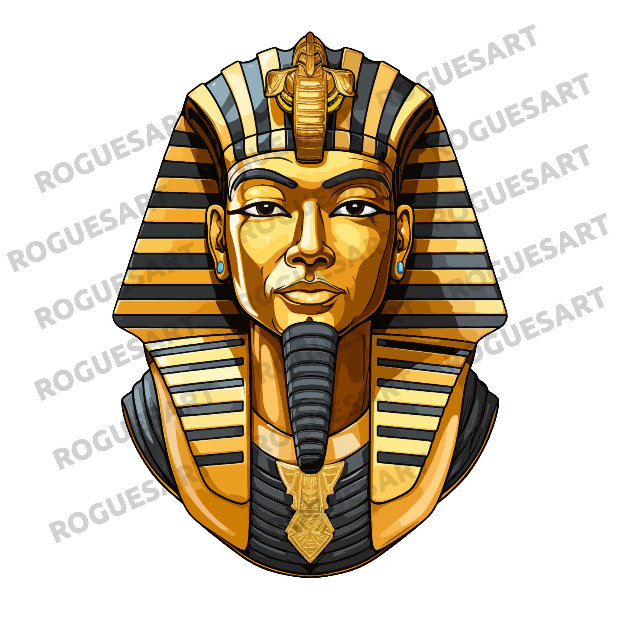 Egyptian Pharaoh Clipart PNG, Digital Download Art, Printable ...