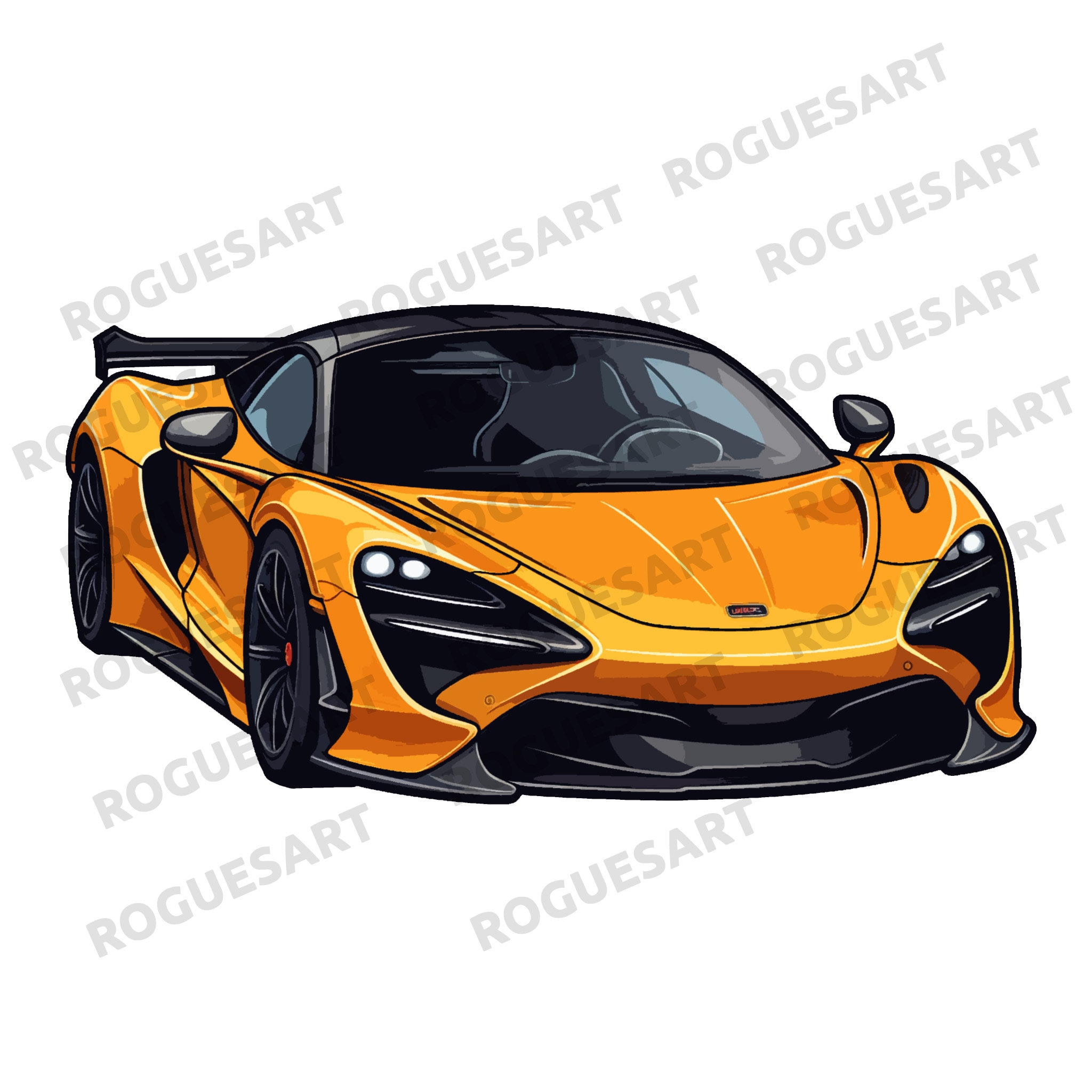 Mclaren Clipart PNG, Sticker, Digital Download, Printable, Sublimation ...
