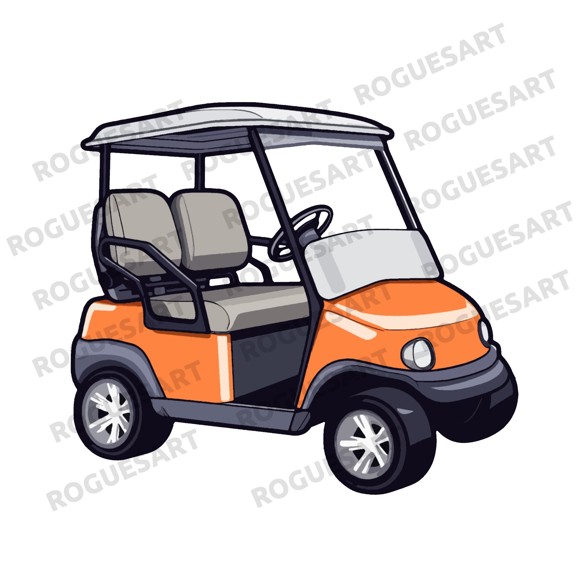 Golf Cart PNG, Sticker, Clipart, Digital Download, Printable ...