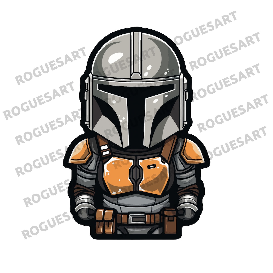 Mandalorian Clipart PNG, SVG, Digital Download, Printable, Sublimation ...