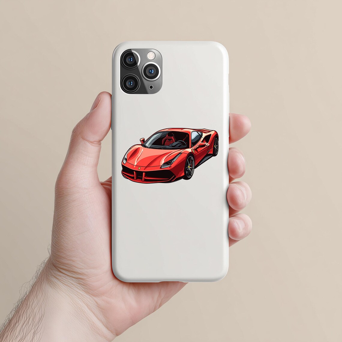 Ferrari 488 Clipart PNG, Sports Car SVG, Exotic Supercar Digital ...