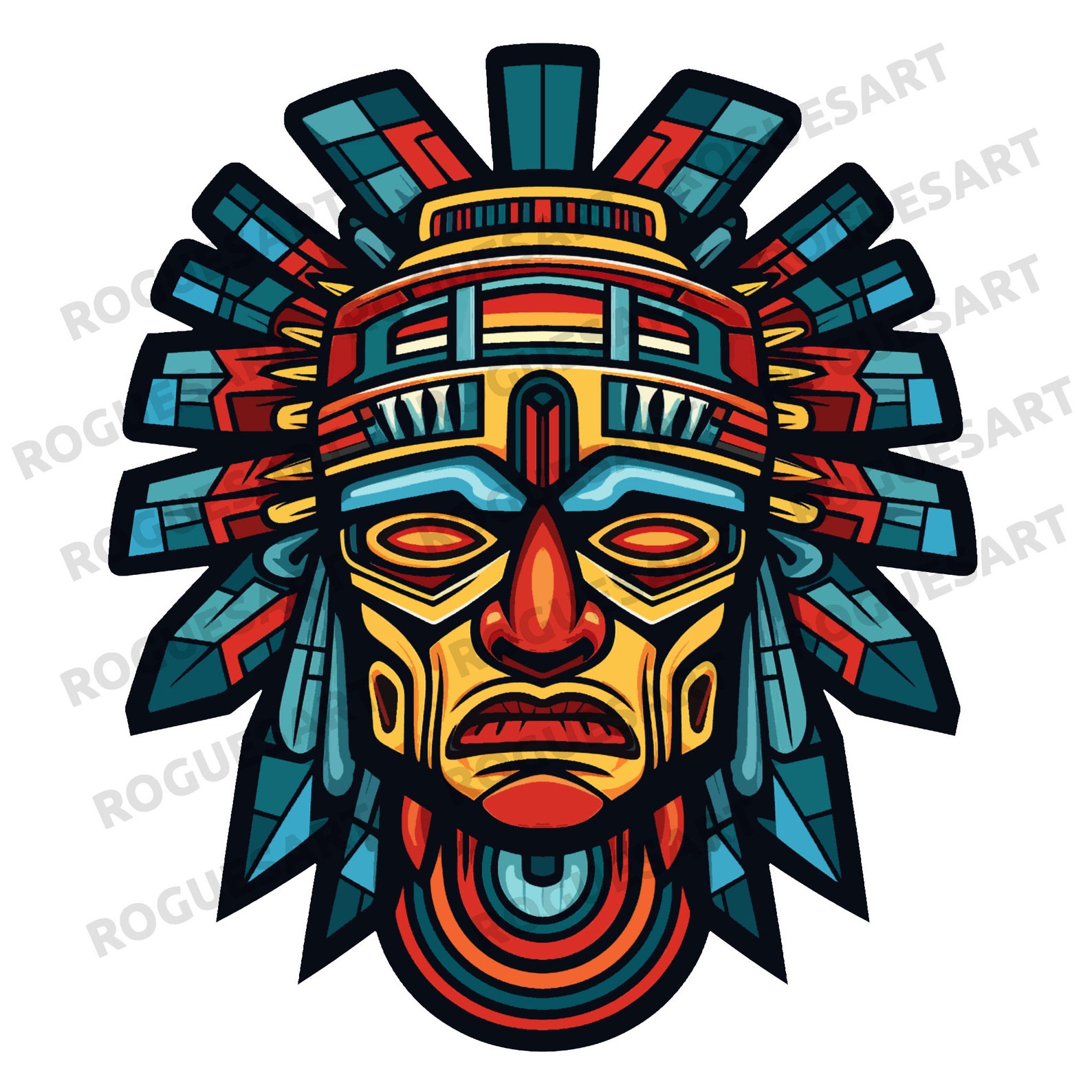Aztec Clipart PNG, SVG, Digital Download, Printable, Sublimation ...