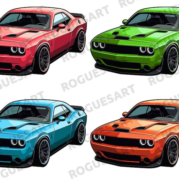Dodge Challenger - Etsy