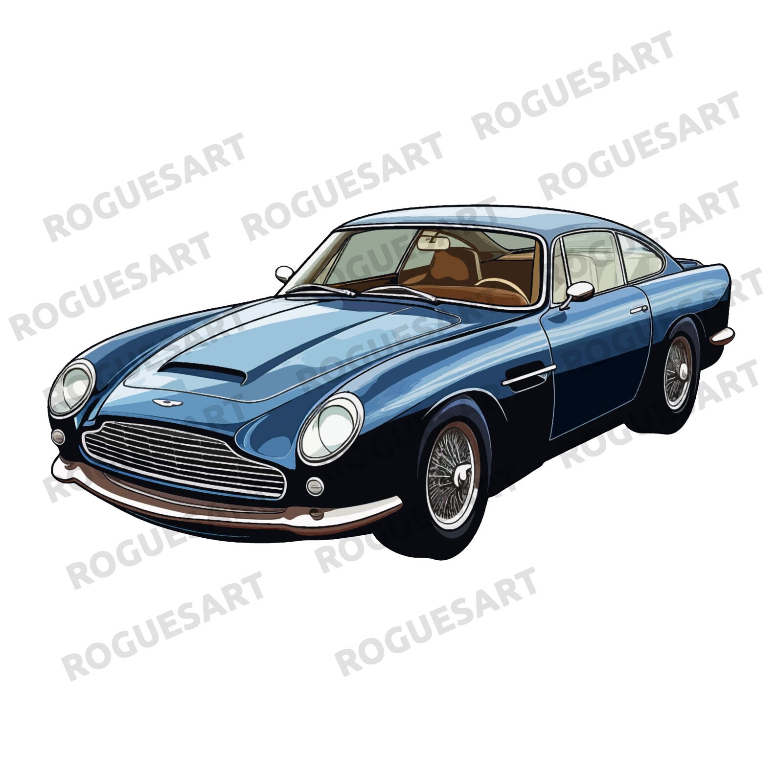 Aston Martin Clipart PNG, Sticker, Digital Download, Printable ...