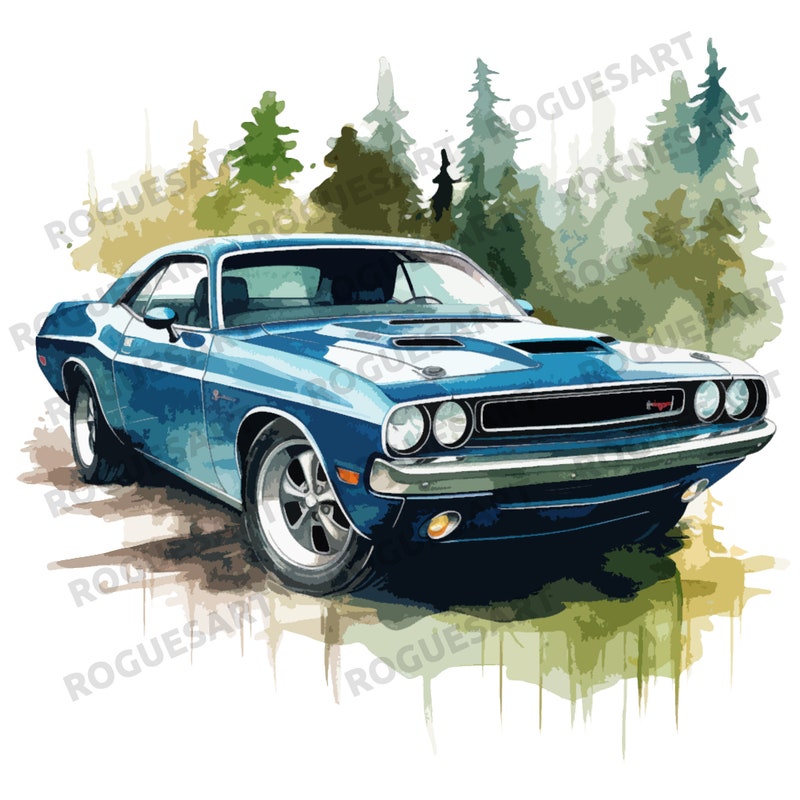 Dodge Challenger Svg - Etsy