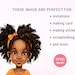 Black Girls Bundle, Little Black Girlpng Clipart Bundle, Black Kids Png ...