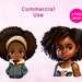 Black Girl PNG, Black Girls Bundle, Black Kids Png, Little Black Girl ...
