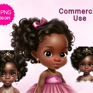 Black Princess Png, Black Girl PNG, Little Black Girl, Afro Png, Brown Girl Clipart Prints, Cute ...