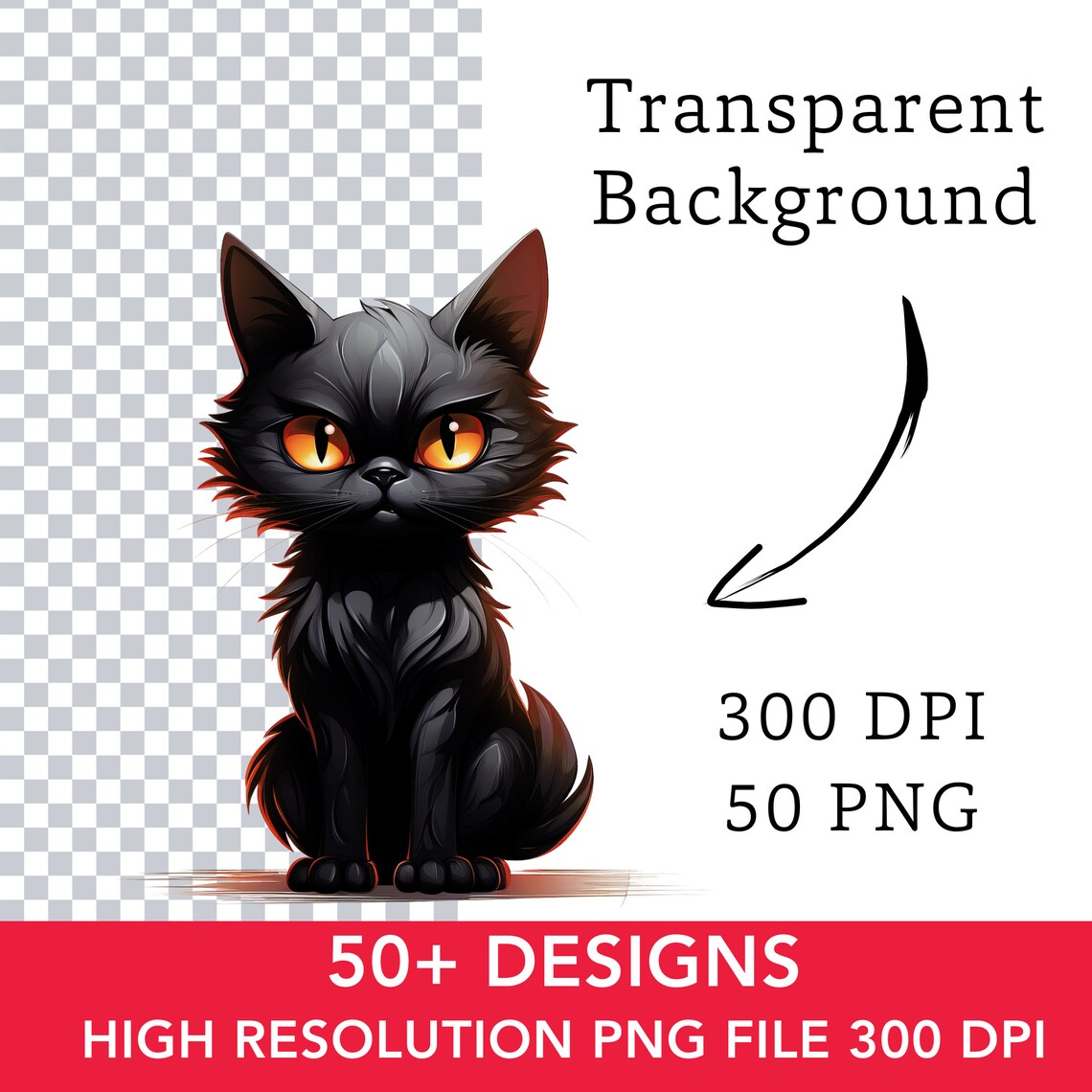 50 Grumpy Cats Clipart, Cats Cartoon Png, Funny Cats Clipart, High ...