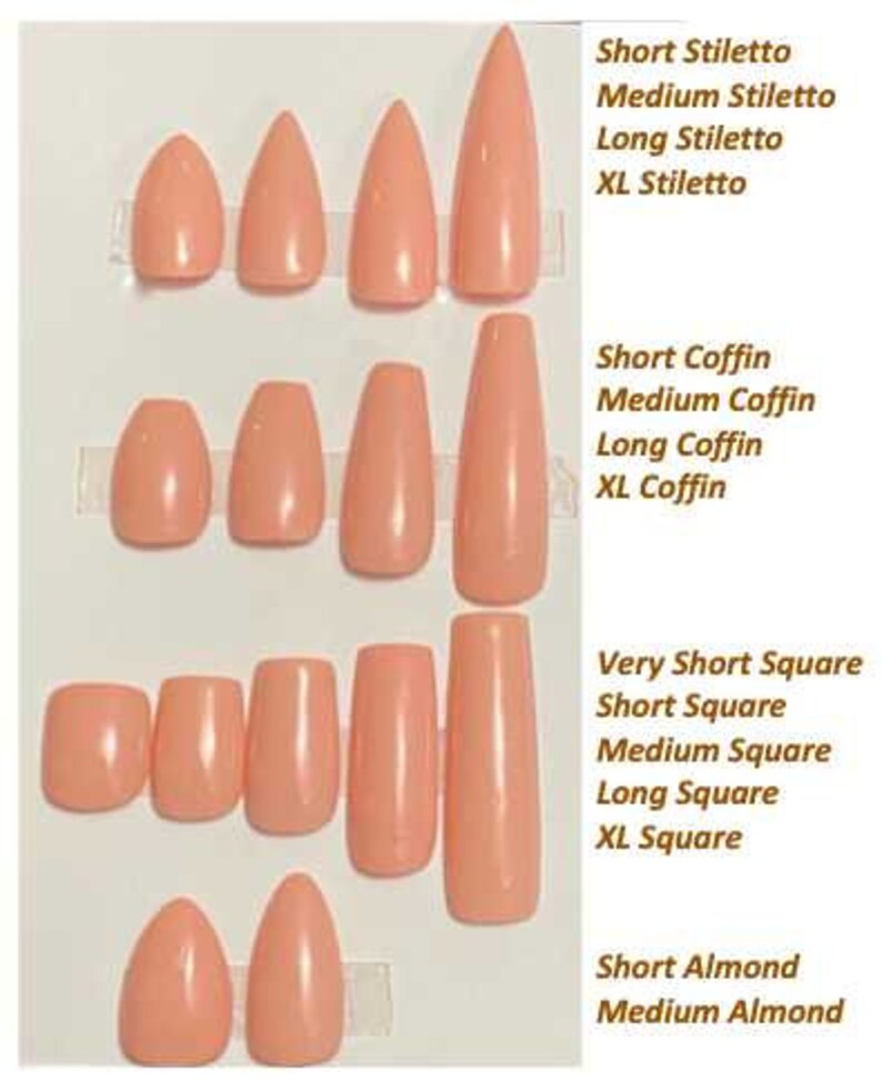 PINK ME Press on Nails | Marble Nails - Etsy