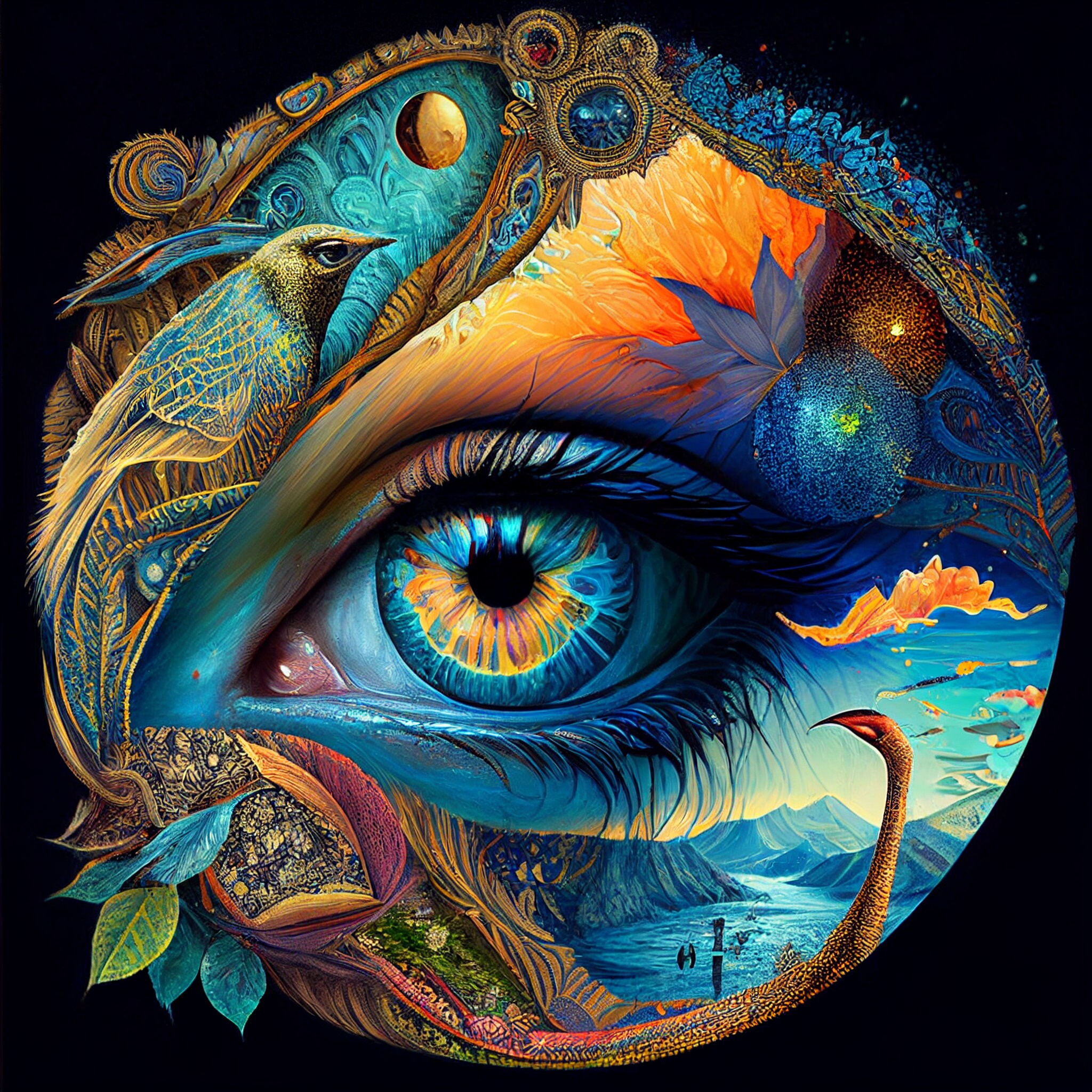 Blue Soul Wall Art - Etsy