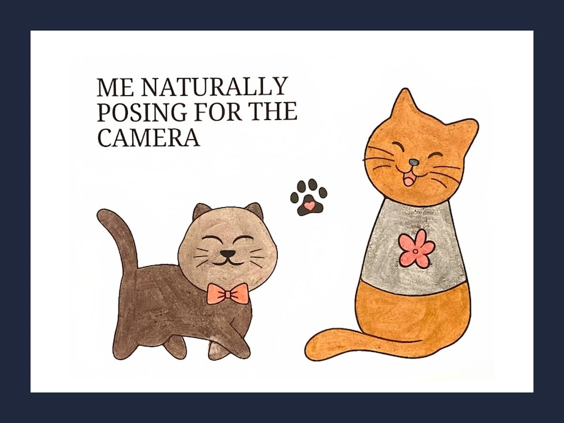 Cat Memes Coloring Pages for Girls and Boys, 12 Printable Color Sheets ...