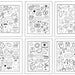 Personalized Monthly Doodles Coloring Pages: Custom Name (PDF) - Etsy