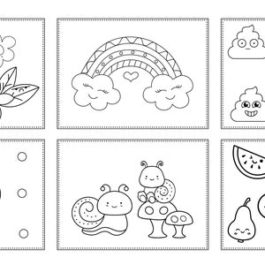 Kawaii Coloring Pages, 24 Cute Printable Sheets, Color Pages for Girls ...
