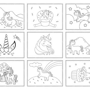 Unicorn Coloring Pages for Girls, 18 Printable Colouring Sheets for ...