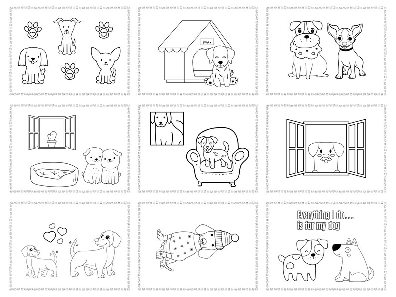 Dog Coloring Pages to Celebrate National Dog Day, 18 Printable Color ...