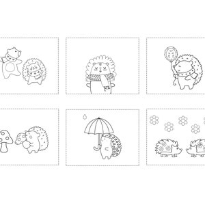 Hedgehog Coloring Pages for Boys and Girls, 10 Cute Colouring Sheets ...