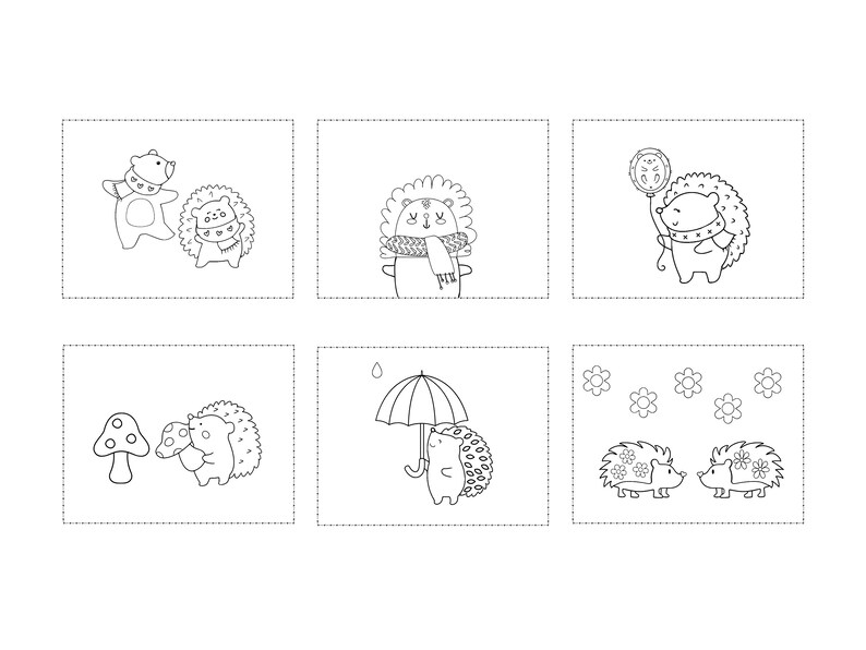Hedgehog Coloring Pages for Boys and Girls, 10 Cute Colouring Sheets ...