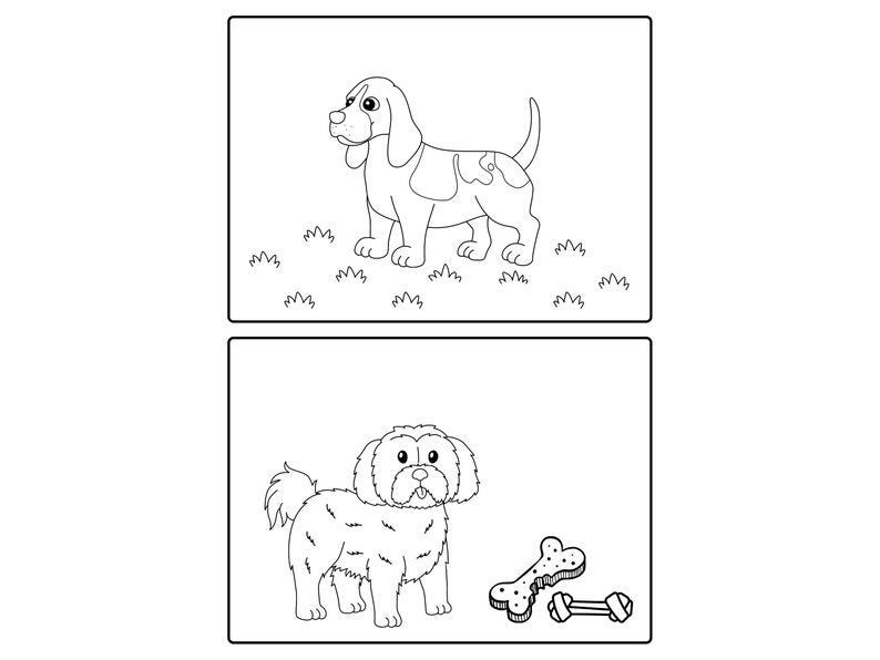 Dog Coloring Pages to Celebrate National Dog Day 10 Cute - Etsy
